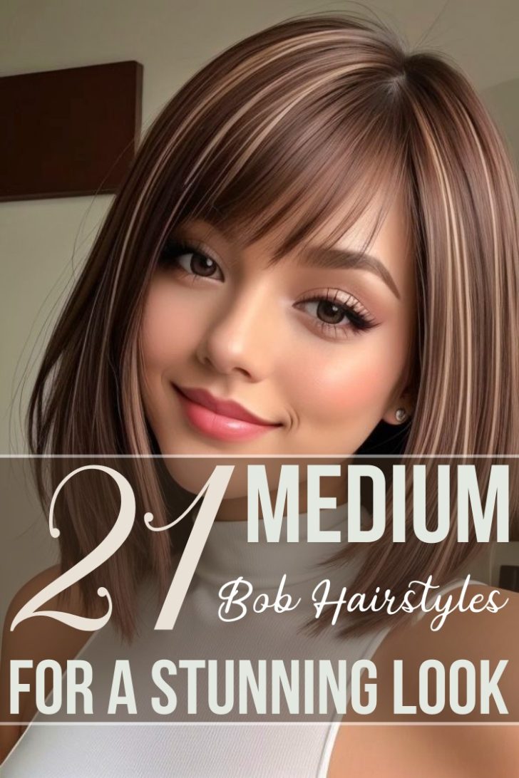 21 Medium Bob Hairstyles For A Stunning Look