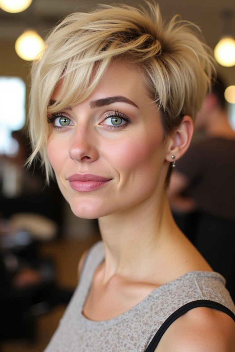 16 Feminine Pixie Cuts for Round Faces That Feel Fresh