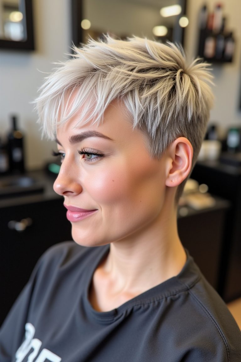 14 Feminine Pixie Cuts for Round Faces That Feel Fresh