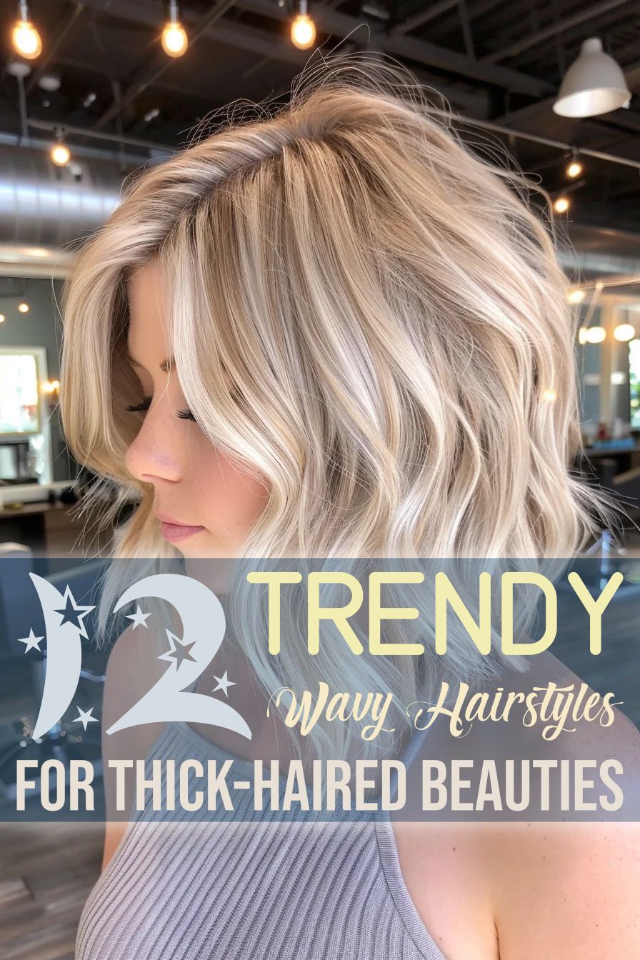 12 Trendy Wavy Hairstyles for Thick-Haired Beauties