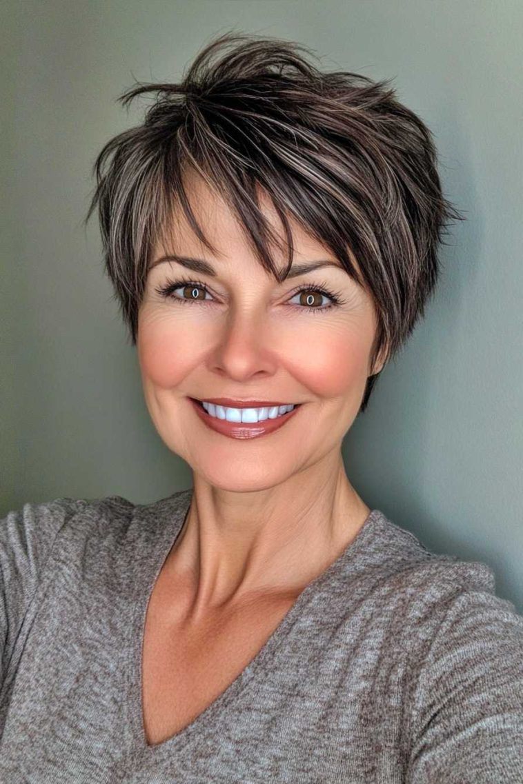 14 Short Pixie Haircuts for Women Over 50